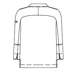 KAZEN(カゼン) KZN615-10 KZN615-15 調理コート(男女兼用)｜カフェユニフォーム通信販売「白衣のナカノ」